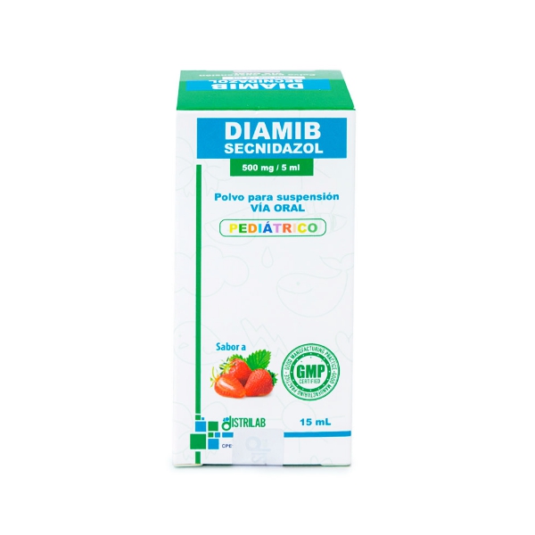 Diamib Secnidazol Polvo Suspensión 500Mg/5Ml X 15Ml Distrilab ...