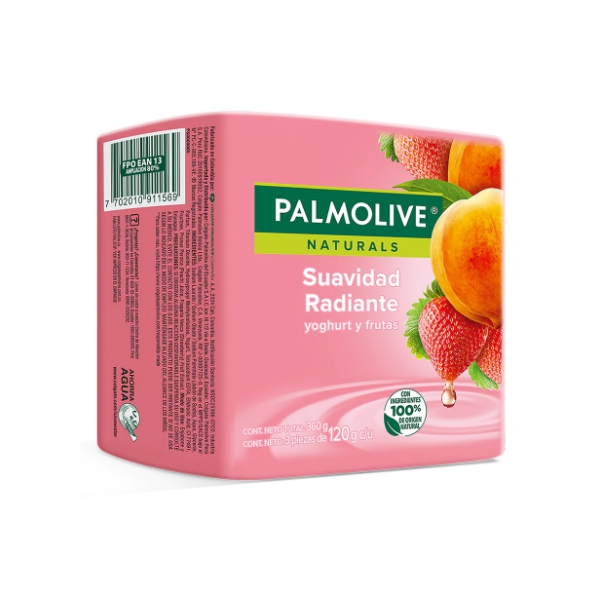 Palmolive Jabón Yoghurt Y Frutas X 3 Unidades 360Gr. - Farmadon - La ...