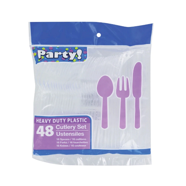 Party Set. Cubiertos Plásticos X 48 Unidades - Farmadon - La Farmacia ...