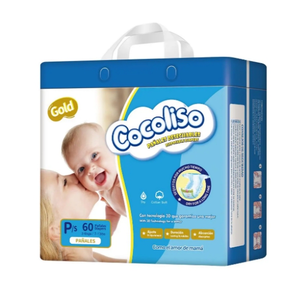 Cocoliso Gold Pañal Talla P/S X 60 Unidades - Farmadon - La Farmacia de ...