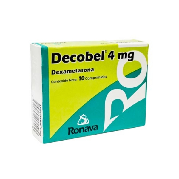 Decobel Dexametasona 4Mg X 10 Tabletas Ronava - Farmadon - La Farmacia ...