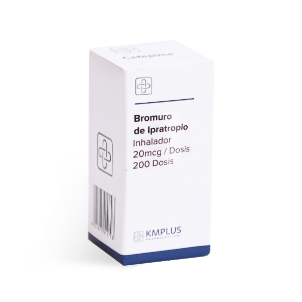 Bromuro De Ipratropio Inhalador 20Mcg/200Dosis Kmplus - Farmadon - La ...