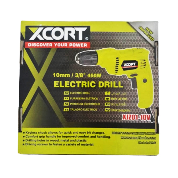 Xcort Taladro Drill 3/8 450W Xjz01-10V - Farmadon - La Farmacia de la Esquina