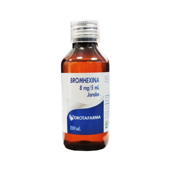 Bromhexina Jarabe Adulto 8Mg/5Ml X 120Ml Drotafarma - Farmadon - La Farmacia de la Esquina