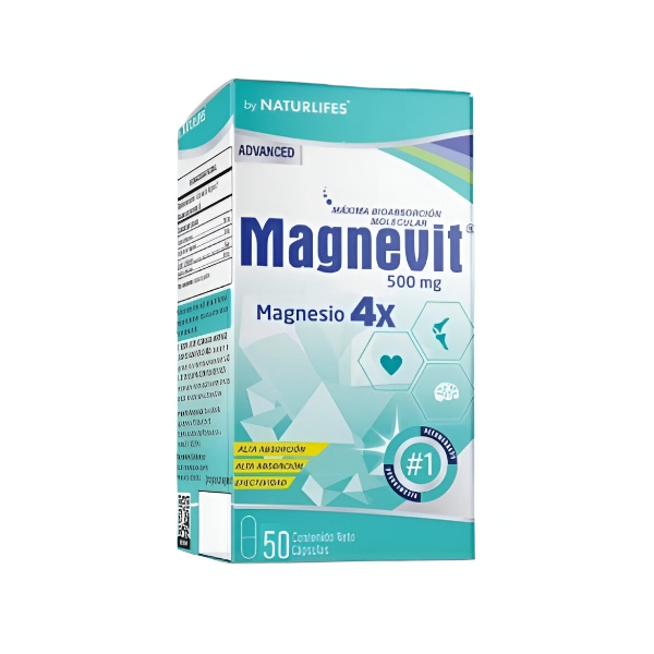 Magnevit X4 500Mg X 50 Cápsulas Natur Life´S - Farmadon - La Farmacia ...