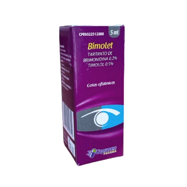 Bimolet Brimonidina + Timolol Solución Oftálmica X 5MlCapsuven ...