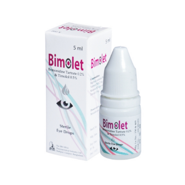 Bimolet Brimonidina + Timolol Solución Oftálmica X 5Ml Ibn Sina ...