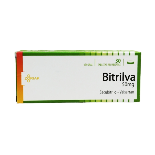 Bitrilva Sacubitrilo+Valsartan 50Mg X 30 Comprimidos Zoriak - Farmadon ...