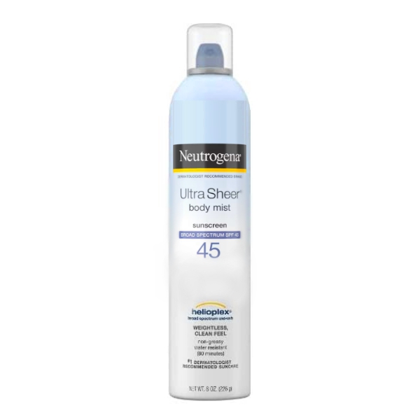 Neutrogena Ultra Sheer Body Mist Sunscreen 45Fps 226Gr - Farmadon - La ...