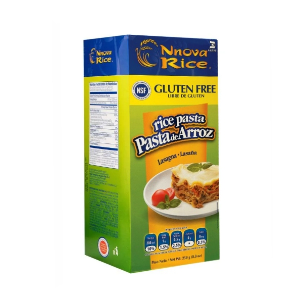 Nnova Rice Pasta Lasaña Sin Gluten 250Gr - Farmadon - La Farmacia de la ...