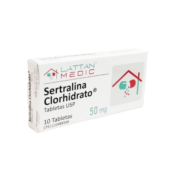 Sertralina 50Mg X 10 Tabletas Lattan Medic - Farmadon - La Farmacia de ...