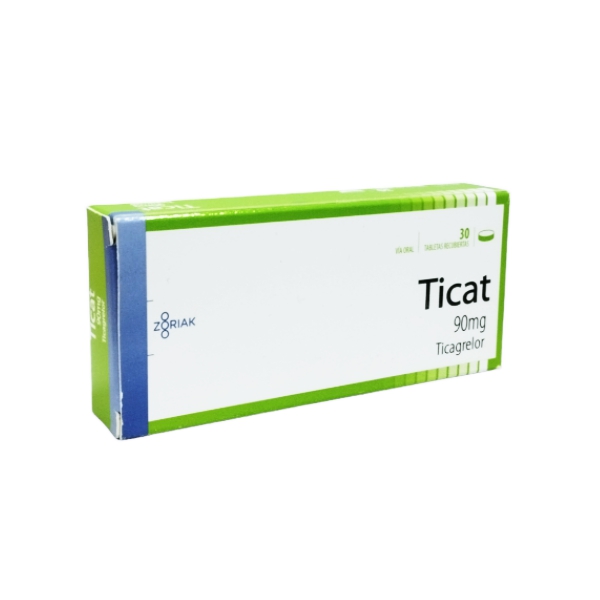 Ticat Ticagrelor 90Mg X 30 Comprimidos Zoriak - Farmadon - La Farmacia ...