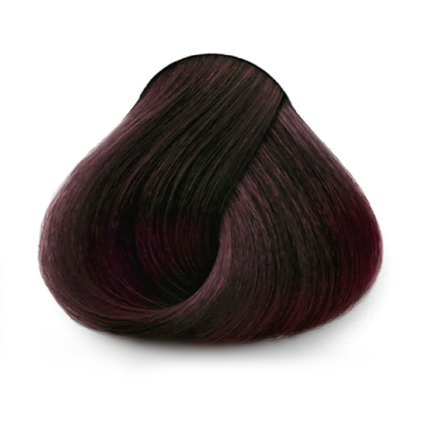 Yellow Color Hair Coloring Cream Tono 4.66 Castaño Medio Rojizo Intenso ...