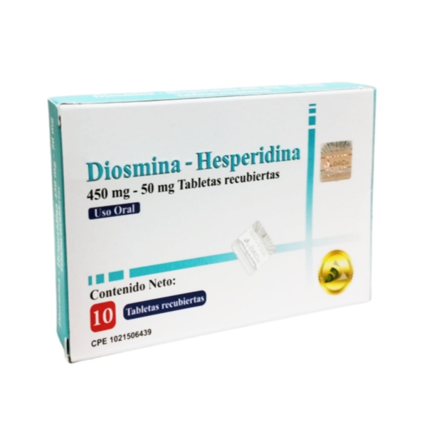 Diosmina + Hesperidina 450Mg/50Mg X 10 Tabletas Dac55 - Farmadon - La ...