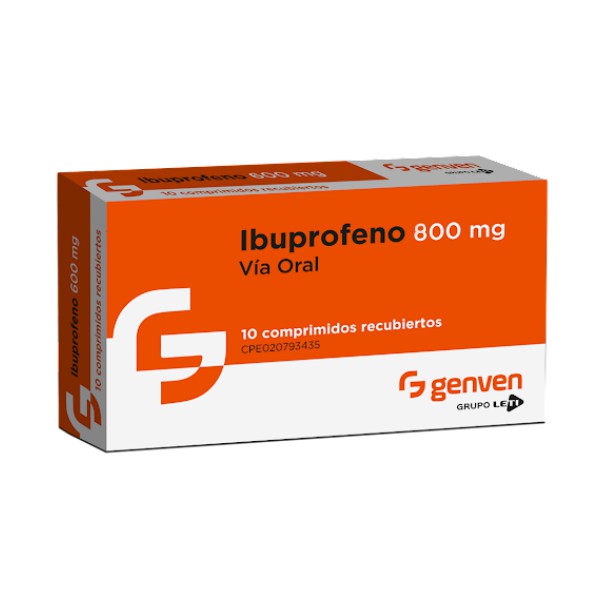 Ibuprofeno 800Mg X 10 Comprimidos Genven - Farmadon - La Farmacia de la ...