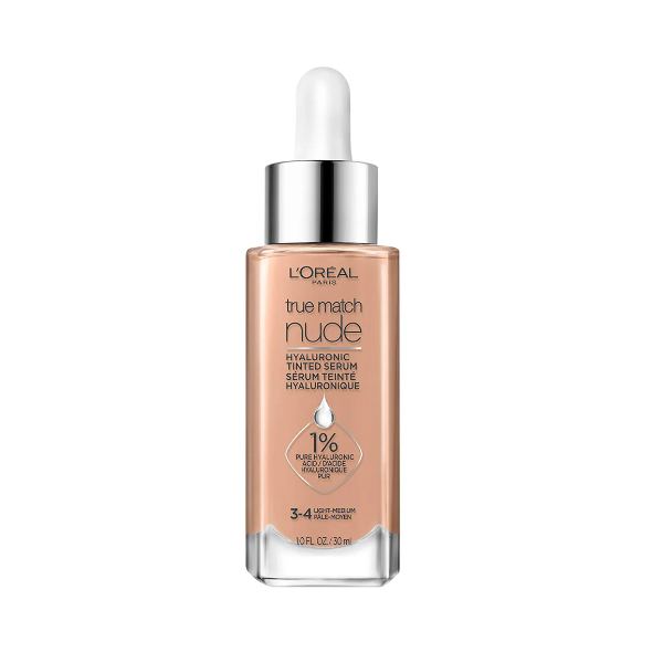 Loreal True Match Nude Serum Con Ácido hialurónico Tono 3 - 4 Pale ...