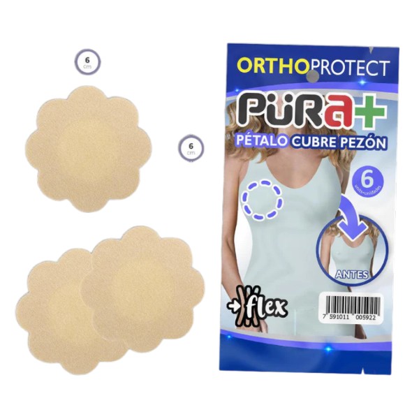 CUBRE PEZON PURA x 1 Cubre pezón adhesivo reutilizable, fabricado en ...