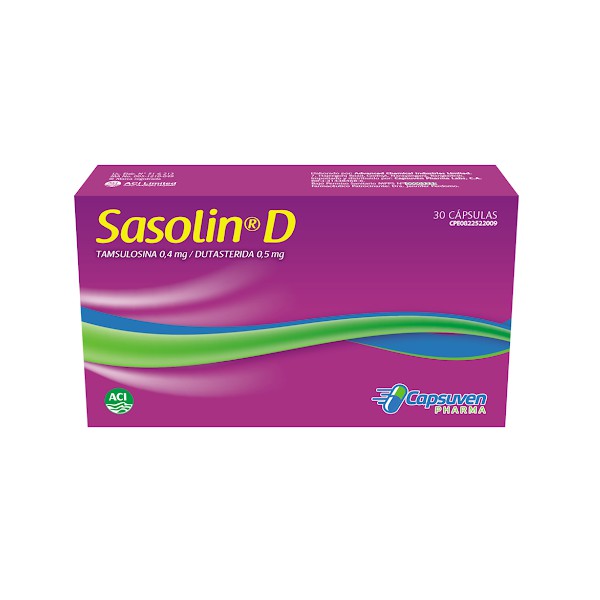 Sasolin D Dutasterida+Tamsulosina 0.4Mg/0.5Mg X 30 Tabletas Aci Limited ...