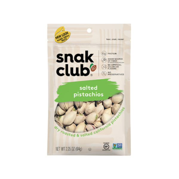 Snak Club Salted Pistachies 64Gr - Farmadon - La Farmacia de la Esquina