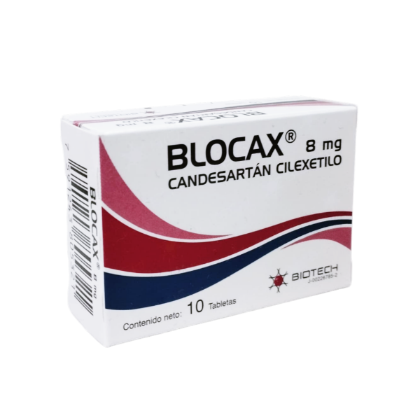 Blocax Candesartán 8Mg X 10 Tabletas Biotech - Farmadon - La Farmacia ...