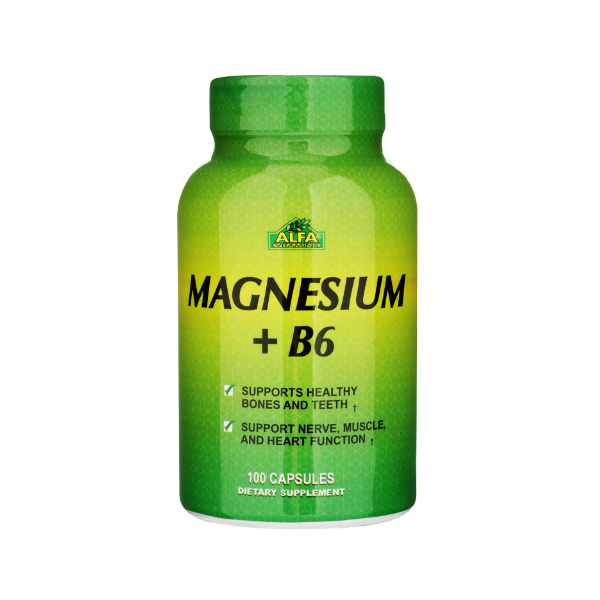 Magnesium + Vitamina B6 X 100 Cápsulas Alfa - Farmadon - La Farmacia de ...