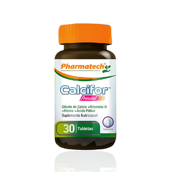 Calcifor Prenatal X 30 Tabletas Pharmatech - Farmadon - La Farmacia de la Esquina