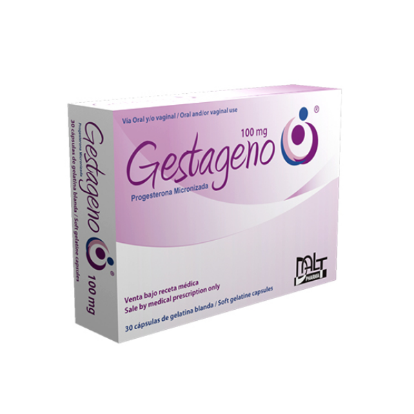 Gestageno Progesterona 100Mg X 30 Comprimidos Dalt Pharma - Farmadon - La Farmacia de la Esquina