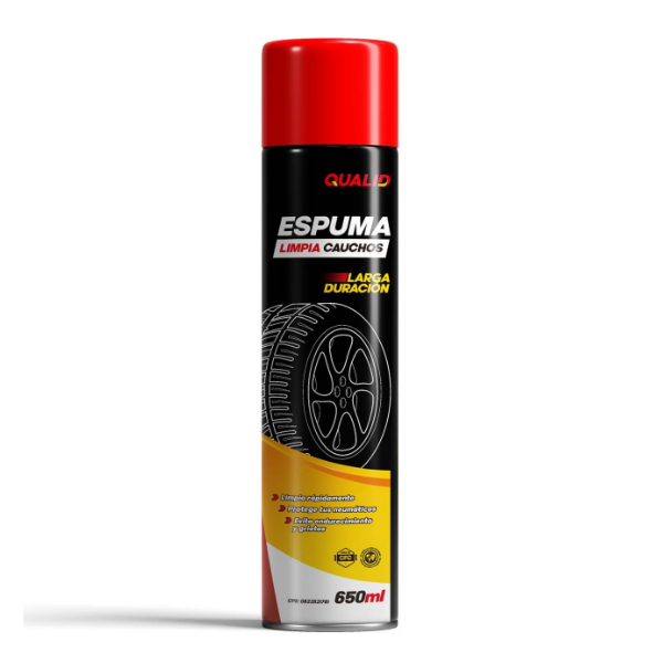 Qualid Espuma Limpia Cauchos 650Ml - Farmadon - La Farmacia de la Esquina