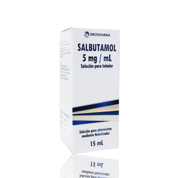 Salbutamol Solución Para Nebulizar 5Mg/Ml X 15Ml Drotafarma - Farmadon - La Farmacia de la Esquina