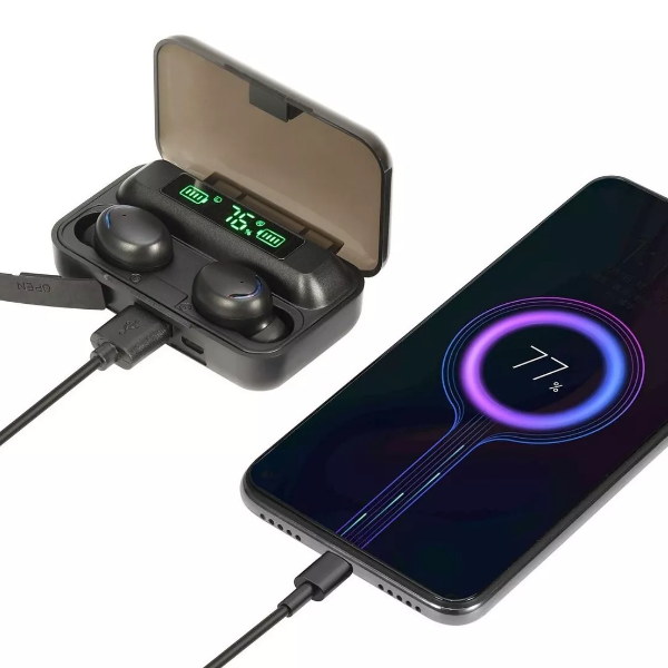 Wireless Auricular Earbuds Tws Bth-F9-5 - Farmadon - La Farmacia de la Esquina