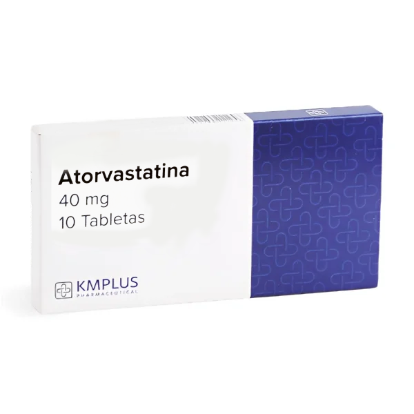 Atorvastatina 40Mg X 10Tabletas Kmplus - Farmadon - La Farmacia de la Esquina
