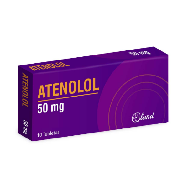 Atenolol 50Mg X 10 Tabletas Land - Farmadon - La Farmacia de la Esquina