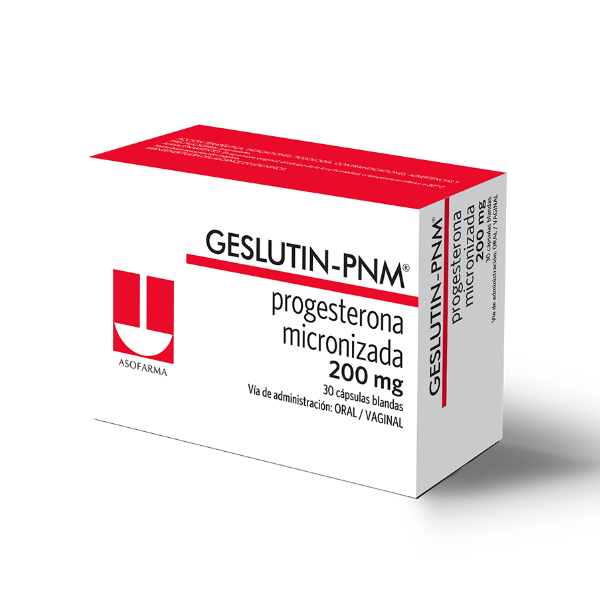Geslutin Progesterona 200Mg X 30 Cápsulas Adium - Farmadon - La Farmacia de la Esquina