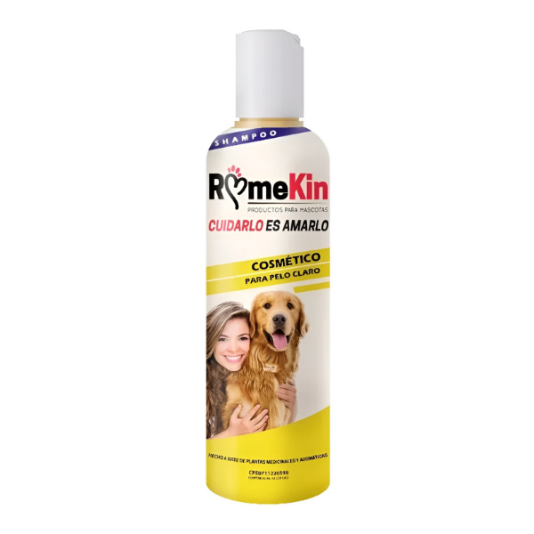 Romekin Champu Para Perros Antiparasitario Pelo Claro X 250Ml ...