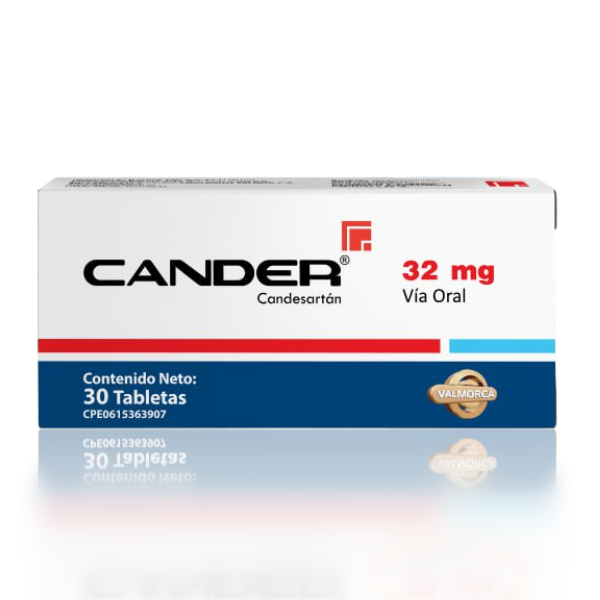 Cander Candesartán 32Mg X 30 Tabletas Valmorca - Farmadon - La Farmacia ...