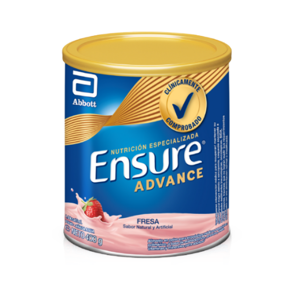 Ensure Advance Alimento En Polvo Fresa 400Gr. - Farmadon - La Farmacia de la Esquina