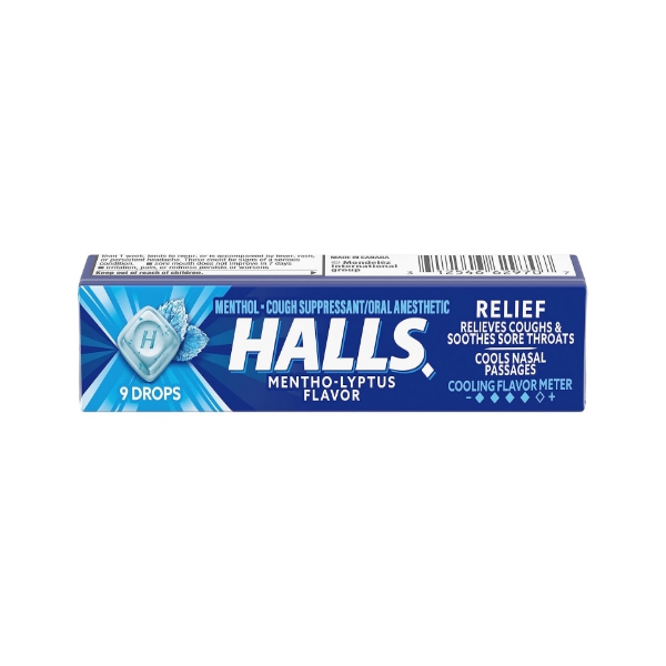 Halls Caramelos Mentho Lyptus Relief X 9 Drops - Farmadon - La Farmacia de la Esquina