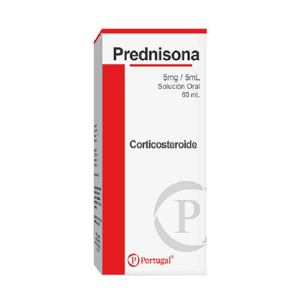 Prednisona Jarabe Pediátrico 5Mg/5Ml X 60Ml Portugal - Farmadon - La Farmacia de la Esquina