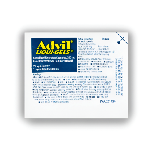 Advil Liqui-Gels Ibuprofeno 200Mg X 2 Cápsulas Gsk - Farmadon - La ...