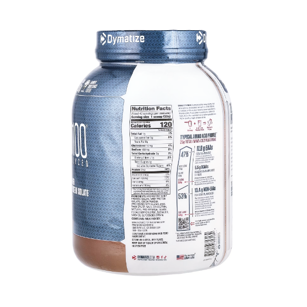 Dymatize Isolate Whey Protein Iso100 Gourmet Chocolate Polvo X1.37Kg ...
