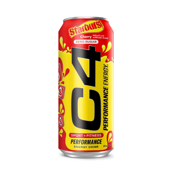 C4 Performance Energy Drink Starburst Cherry Sin Azúcar 473Ml ...