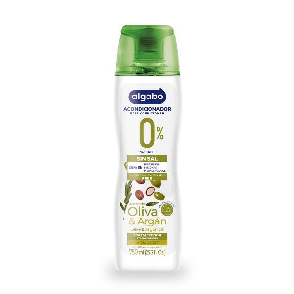 Algabo Acondicionador Sin Sal Oliva Y Argan 750Ml - Farmadon - La Farmacia de la Esquina