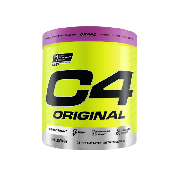 C4 Original Pre-Workout Powder Grape X 30 Servings 273Gr - Farmadon ...
