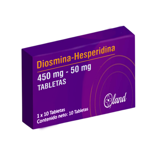 Diosmina +Hesperidina 450Mg/50Mg X 10 Tabletas Land - Farmadon - La ...
