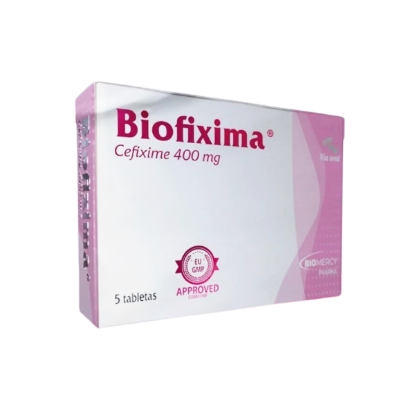 Biofixima Cefixima 400Mg X 5 Tabletas Biomercy - Farmadon - La Farmacia ...