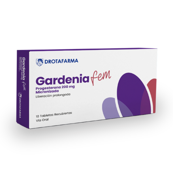Gardenia Fem Progesterona 200Mg X 10 Tabletas Drotafarma - Farmadon ...