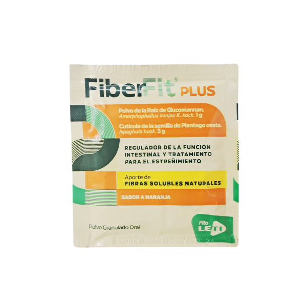 Fiberfit Plus X Sobre Sabor Naranja Leti - Farmadon - La Farmacia de la Esquina