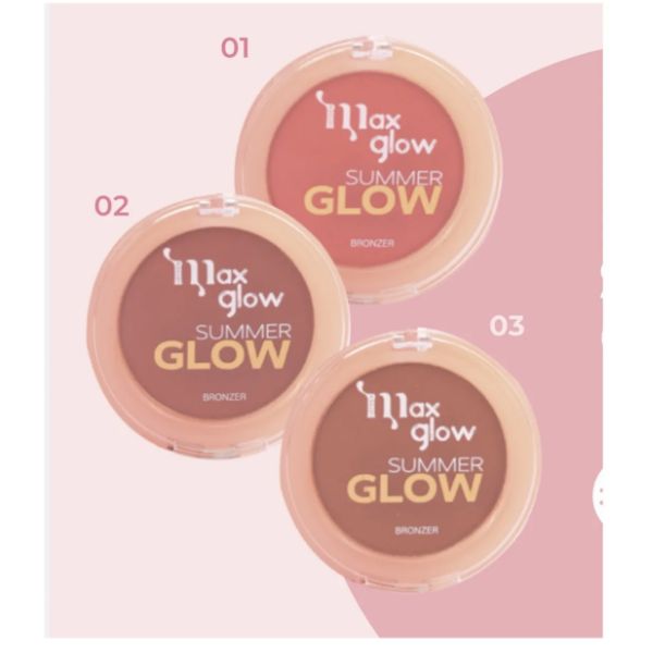 Max Glow Bronzer Compacto Summer Glow Tonos Varios 5Gr x 1 Unidad ...